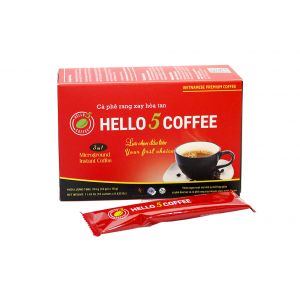 Hello 5 Coffee - Instant Coffee 3 in 1 - Box 324g