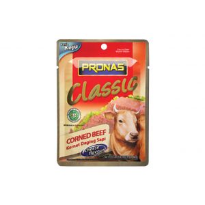 Pronas - Classic Corned Beef Sachet Cheese Flavour 50gr